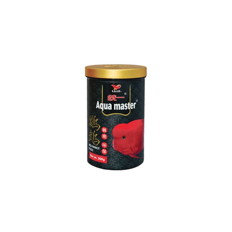 Red Parrot Fish Food 500g Medium - Aquamaster